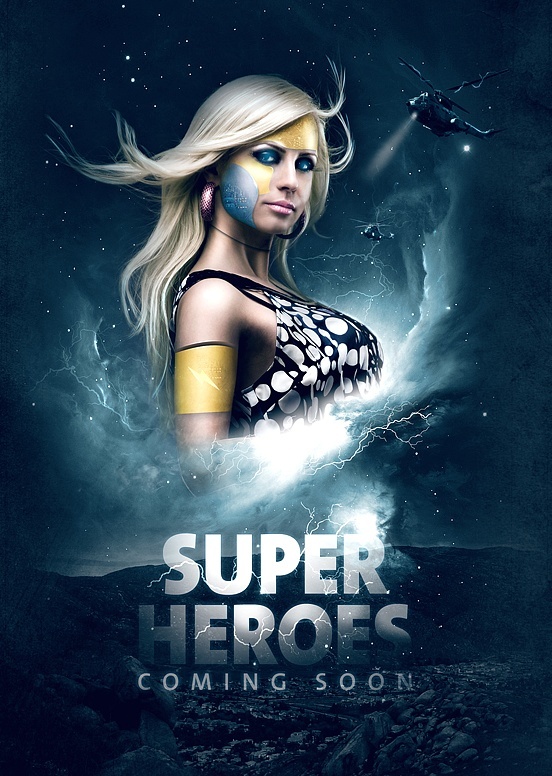 Making A Superhero Movie Teaser Poster Photoshop Tutorials Tutorial 